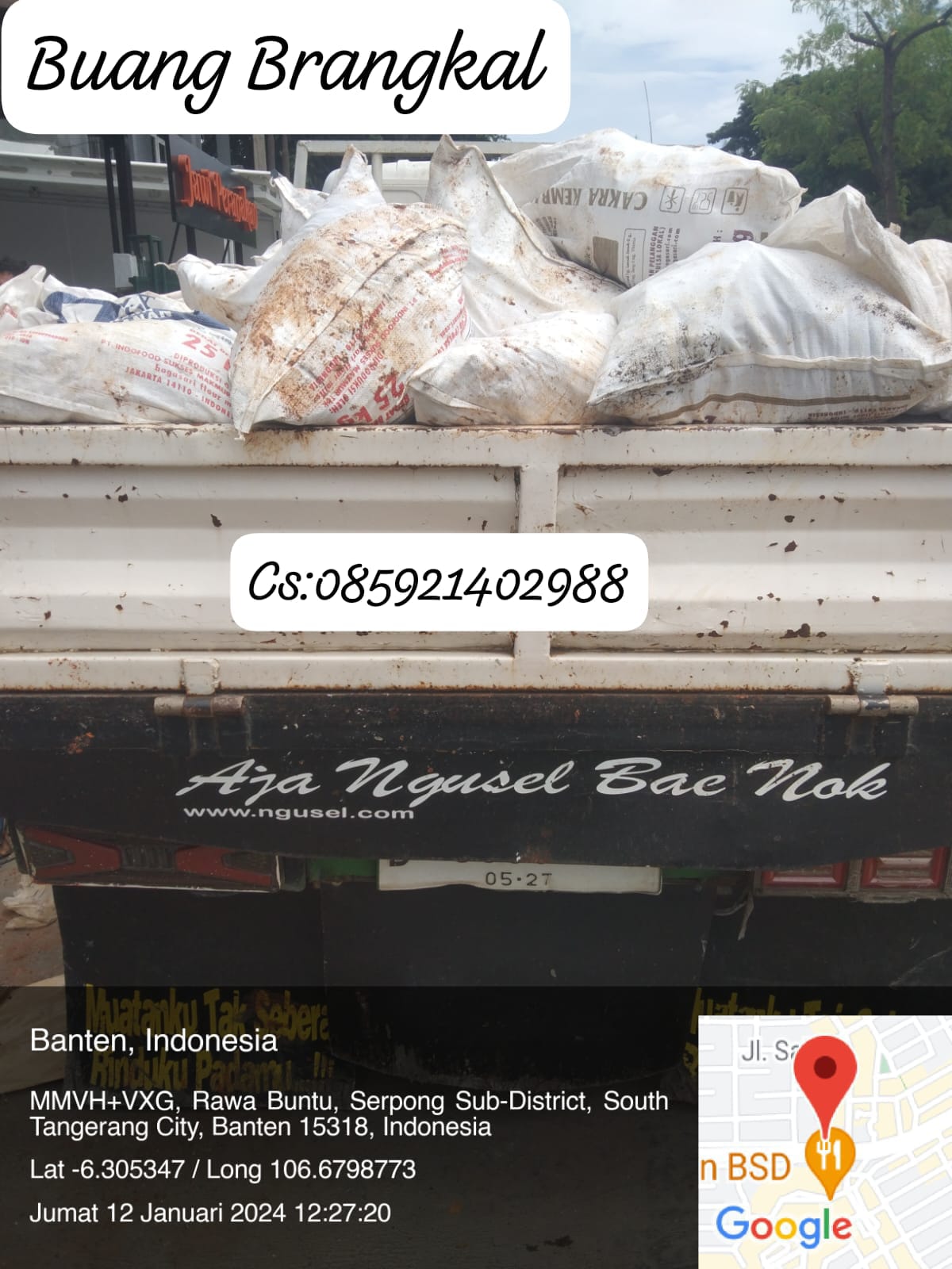 Jasa Buang Puing Profesional Terbaik di Serpong Tangerang